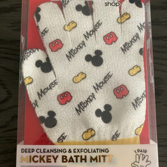 Creme | Bath | Mickey Bath Mitt | Poshmark